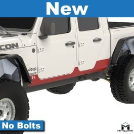 JT Gladiator Aluminum Rocker Exo-Skins | No-Drill Jeep Armor by MetalCloak