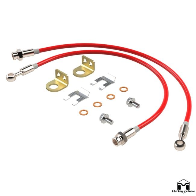 TJ Wrangler Replacement Brake Lines, Front 24"