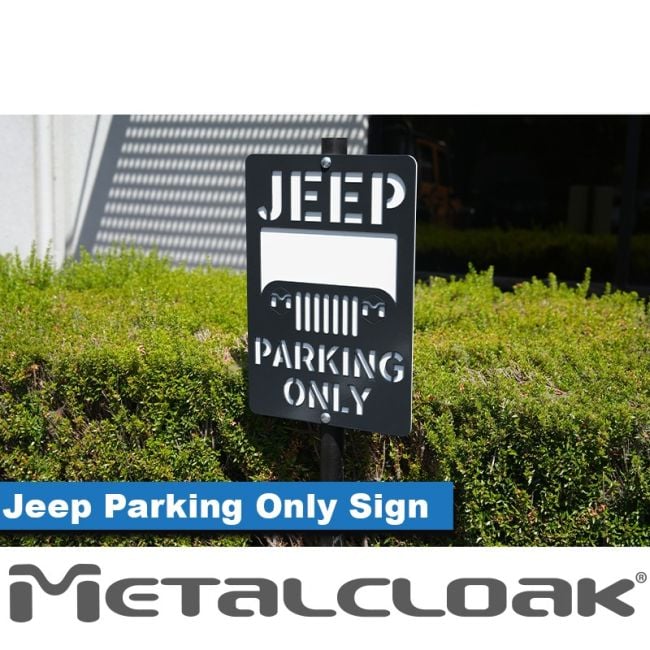 Jeep Parking Only Sign