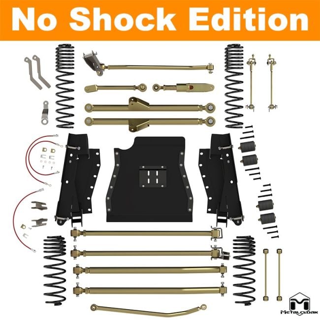 Metalcloak | LJ Wrangler Long Arm Non Binding Suspension System