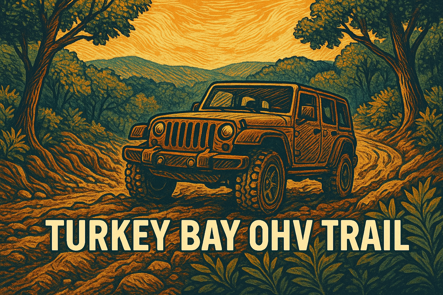 Where is Turkey Bay OHV Trail?